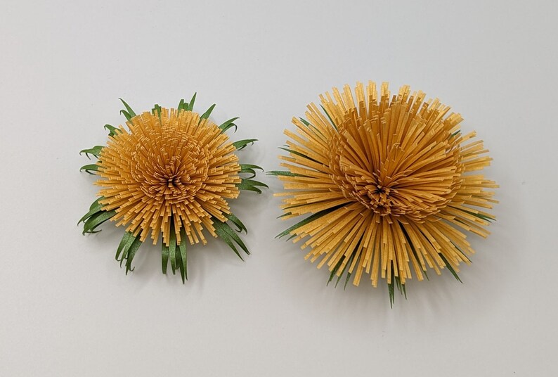 3D Quilling Flower Connected Fringe Paper Kit - Etsy