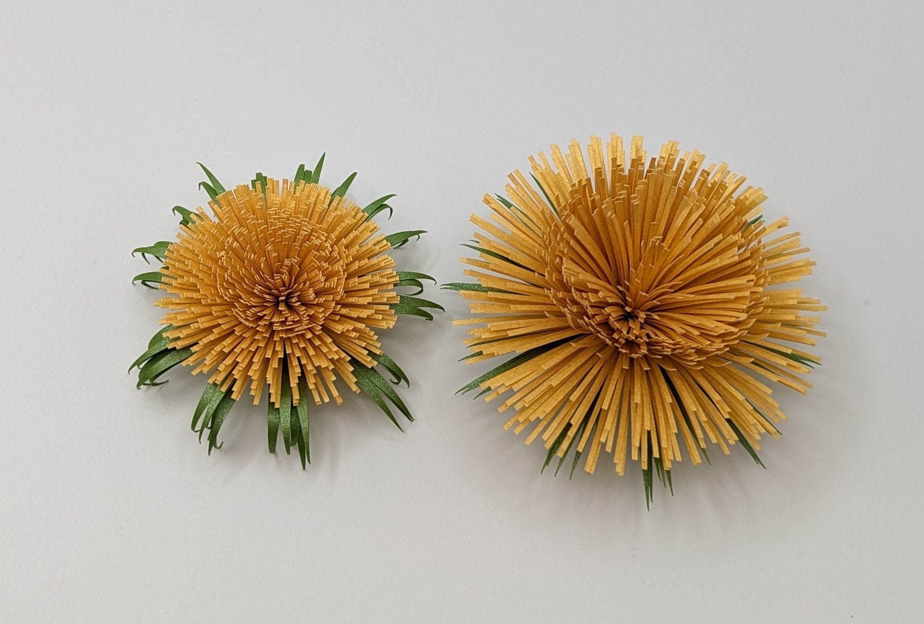 3D Quilling Flower Connected Fringe Paper Kit - Etsy