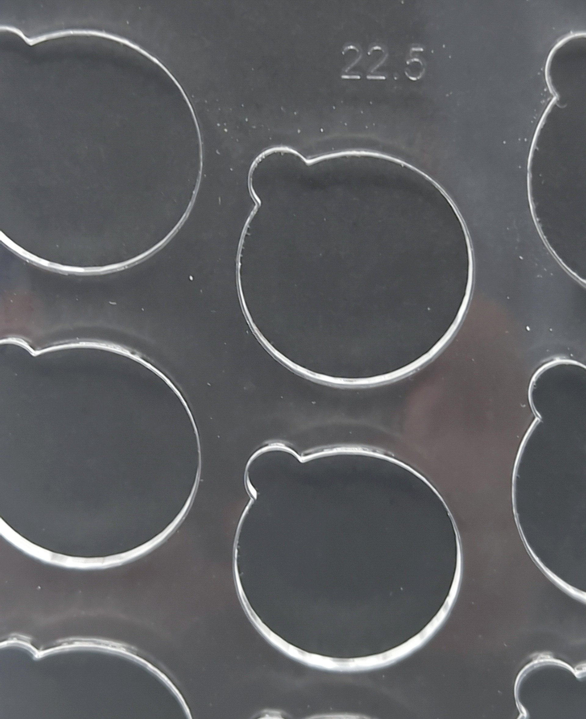 Quilling Circle Template Mold: 2.5mm Increments - Etsy