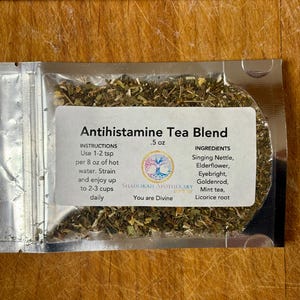 Herbal Tea Blend for Seasonal Support - Antihistamine Formula - Etsy