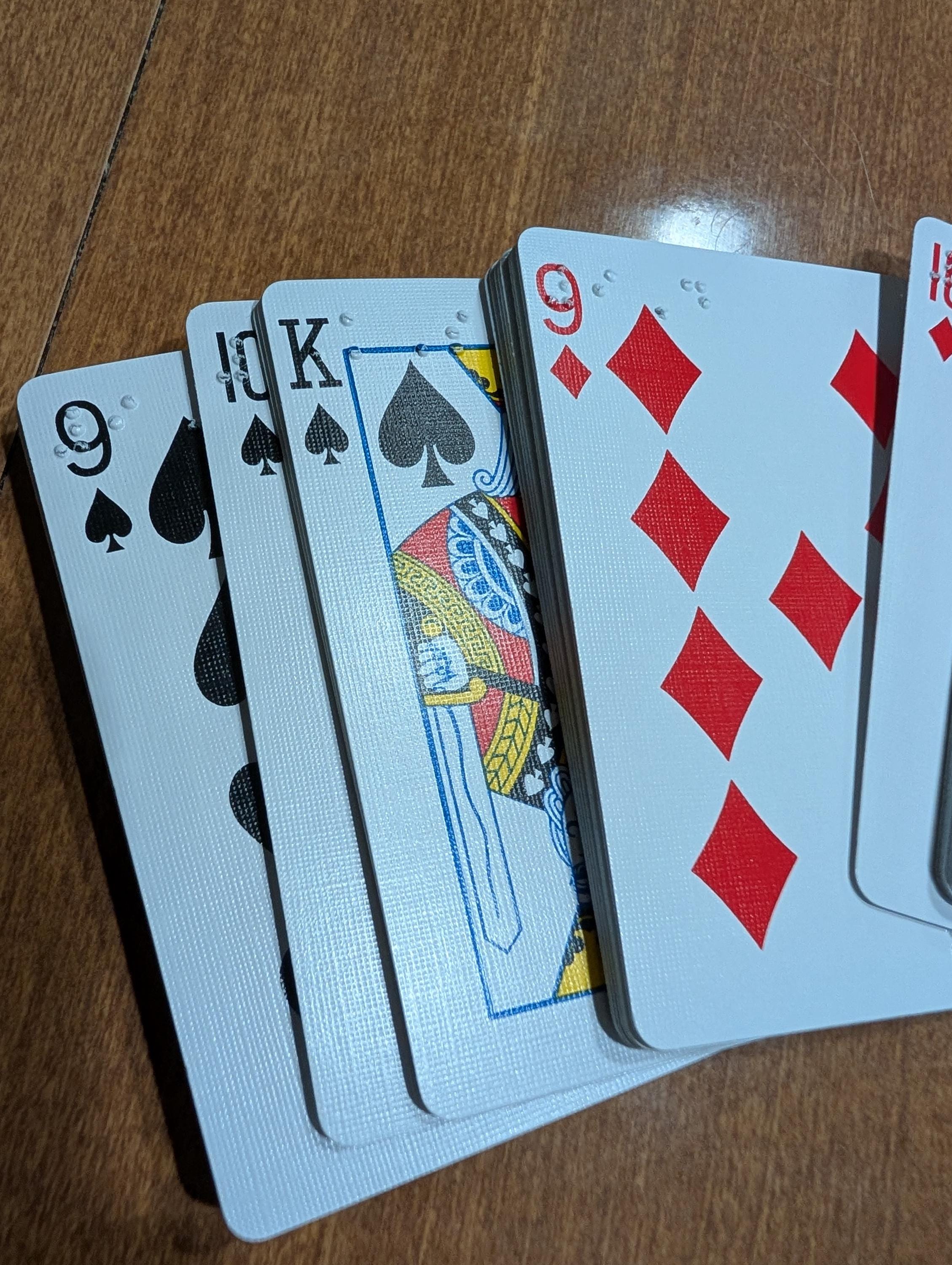Braille Playing Cards – Standard 52 Card Deck With Braille | Accessible ...