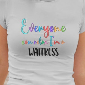 Funny Waitress Shirt, Waitress Gift, Work Appreciation, Office Gift ...