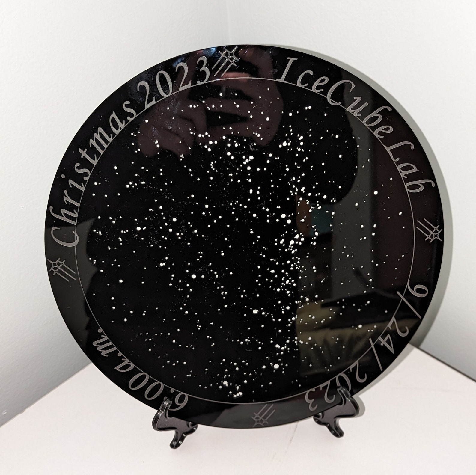 Personalized Star Map Disc Customizable Constellation Patterns for ...