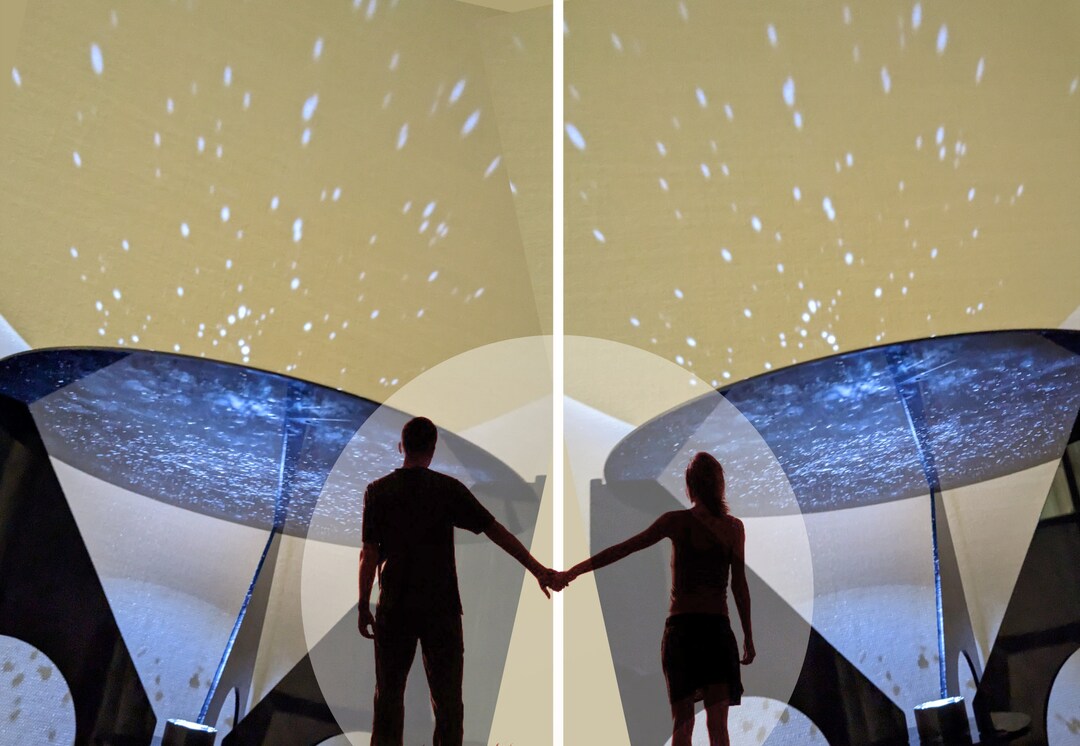 Couples Paired Star Map Lamp Projector Paired Night Sky to Feel ...