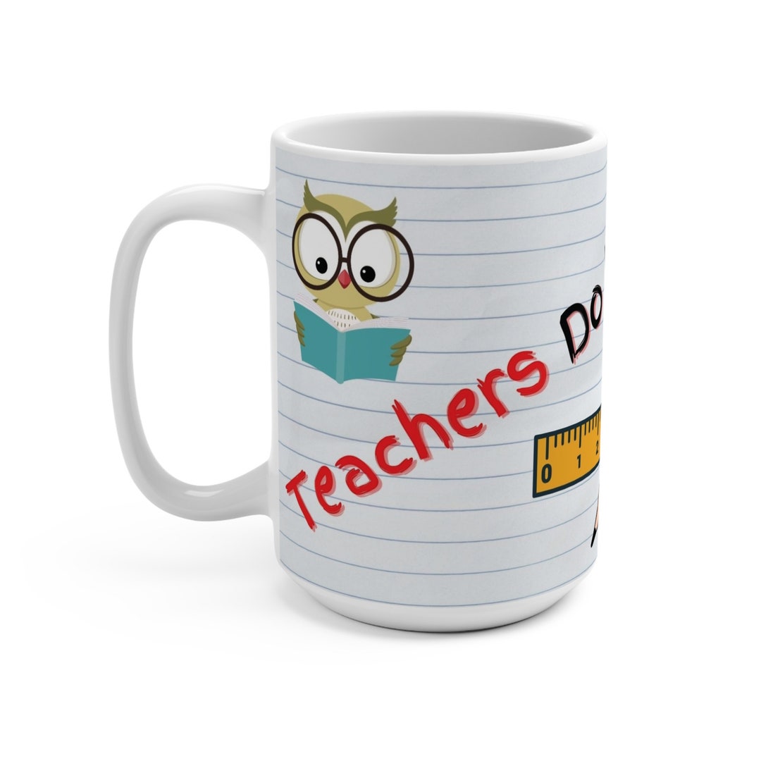 Teacher Appreciation Coffee Mug Fun Design Iconic Teacher Objects Gift ...