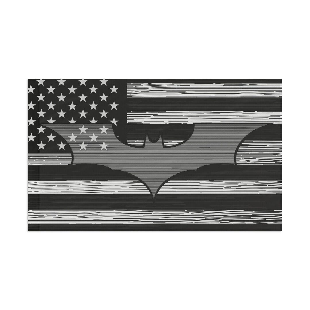 Batman American Flag | Flag - Etsy