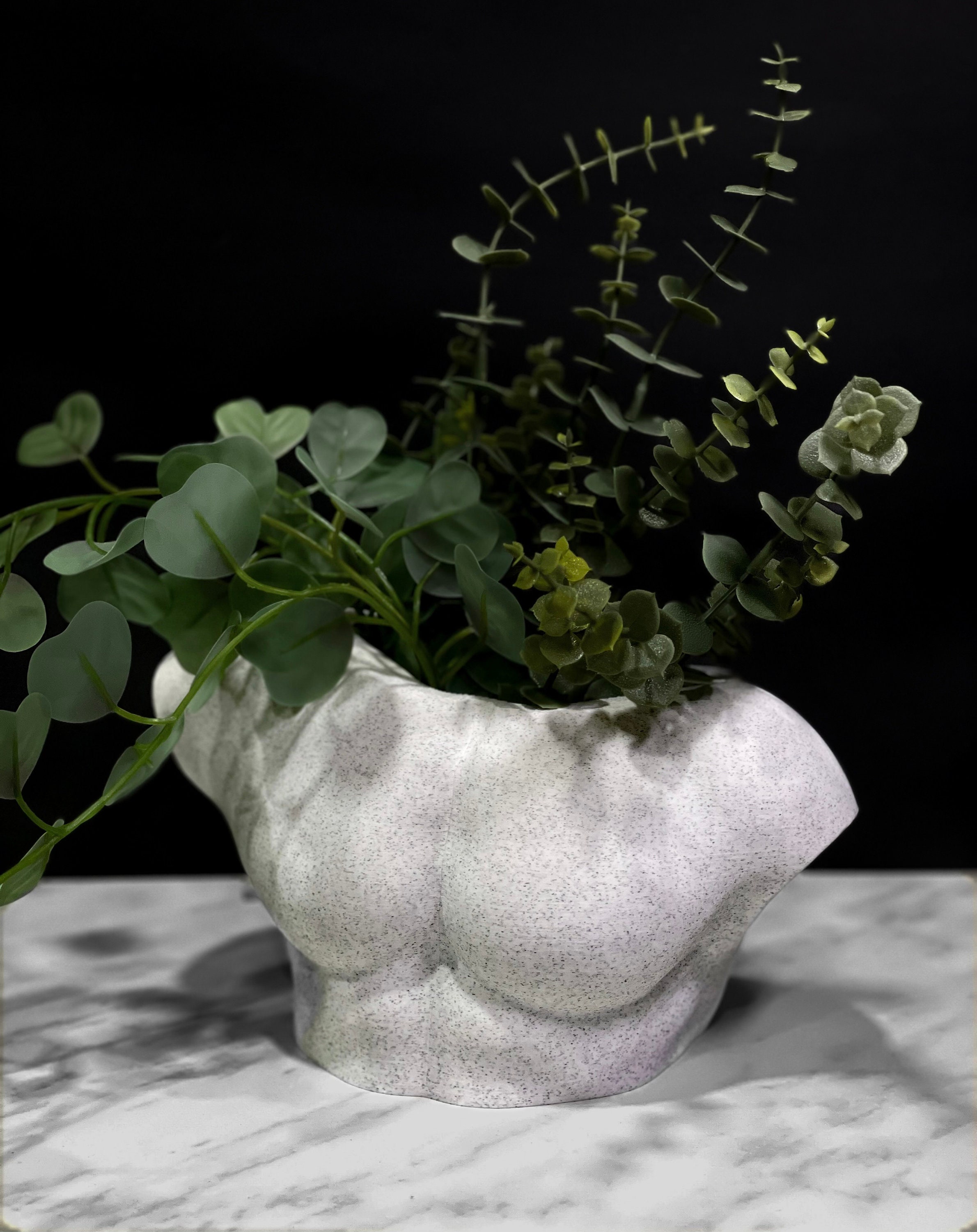 Summer Body Vase-male, 3D Printed Statue Decor, Modern Home Accent ...