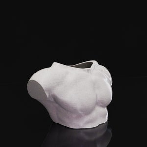 Summer Body Vase-male, 3D Printed Statue Decor, Modern Home Accent ...