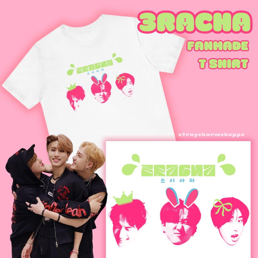 Stray Kids 3racha Kpop Graphic Tee - Bangchan Changbin Han - Etsy