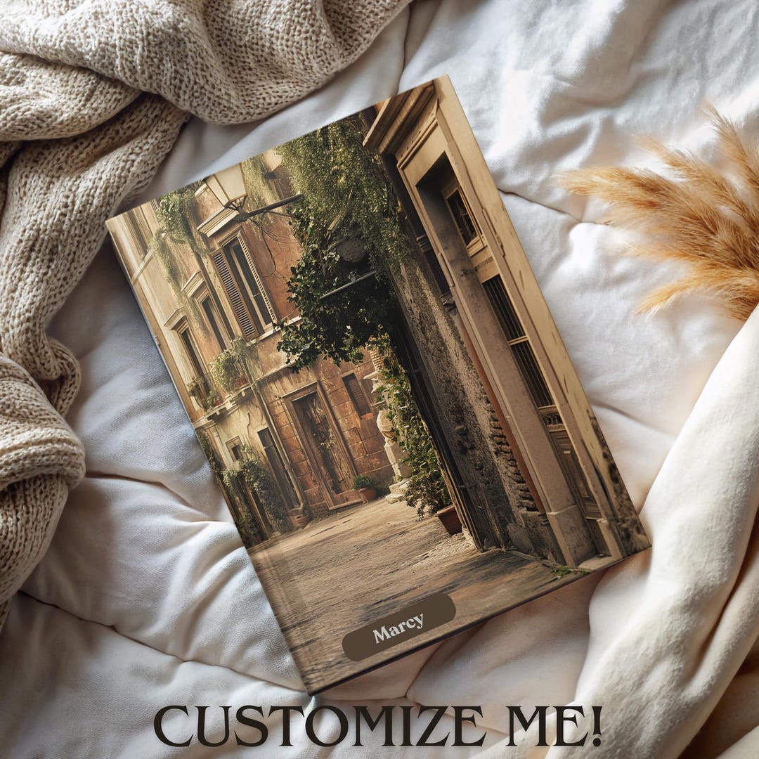 Customizable Rome Italy Travel Journal: Art Inspired, 150 Lined Pages ...