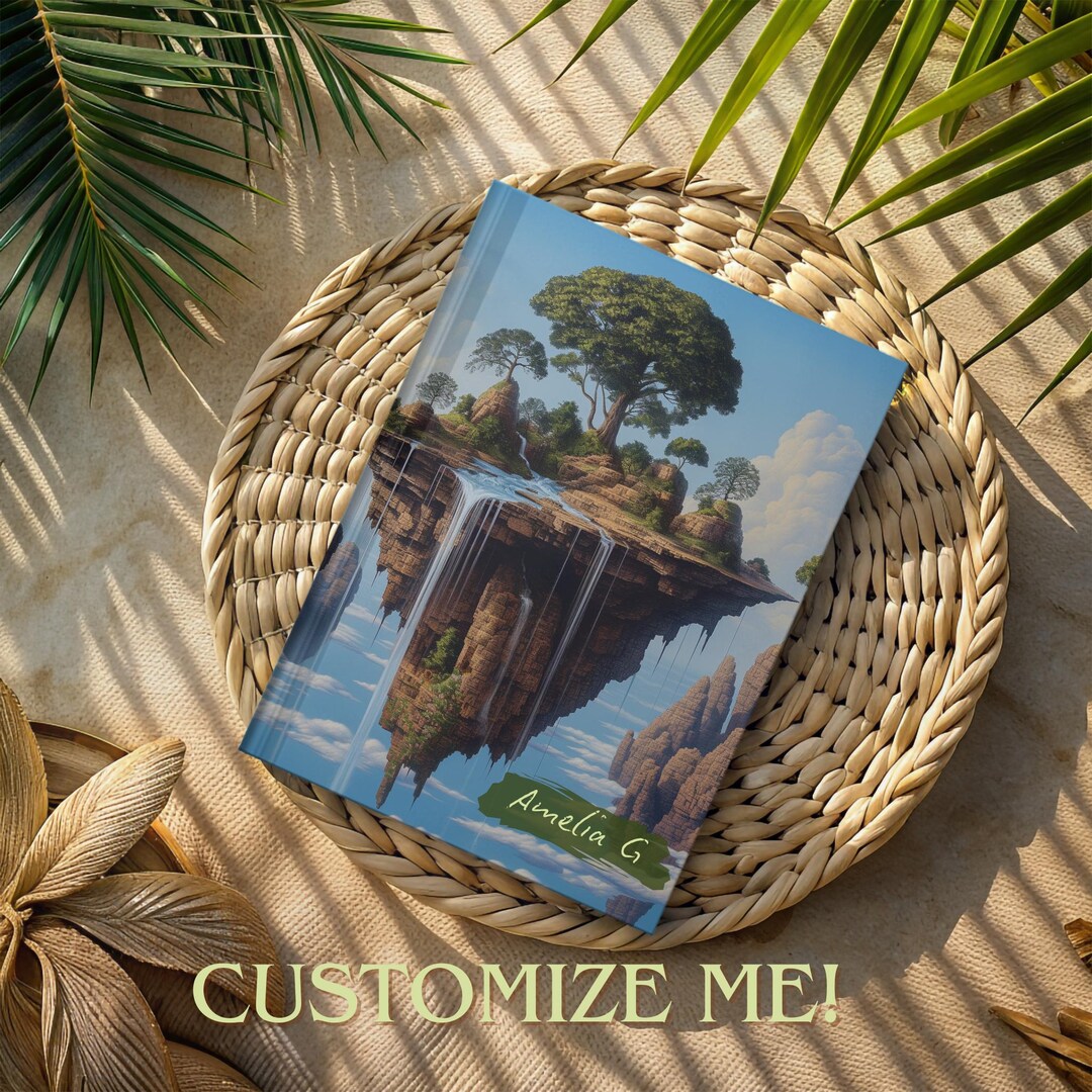 Personalized Surreal Landscape Journal: Fantasy Art Notebook ...