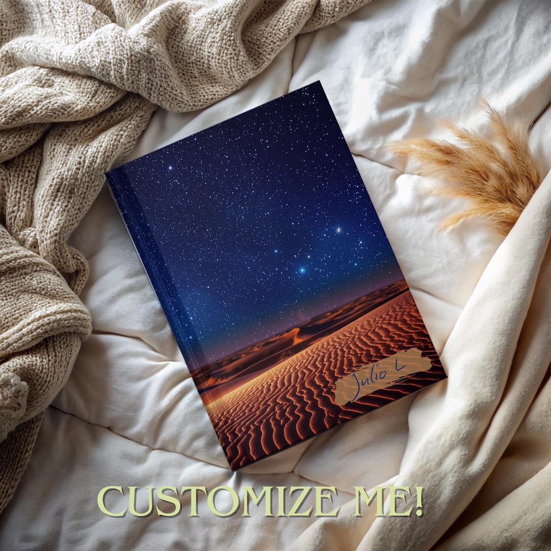 Starry Night Sahara Desert Journal: Van Gogh Inspired Travel Diary ...