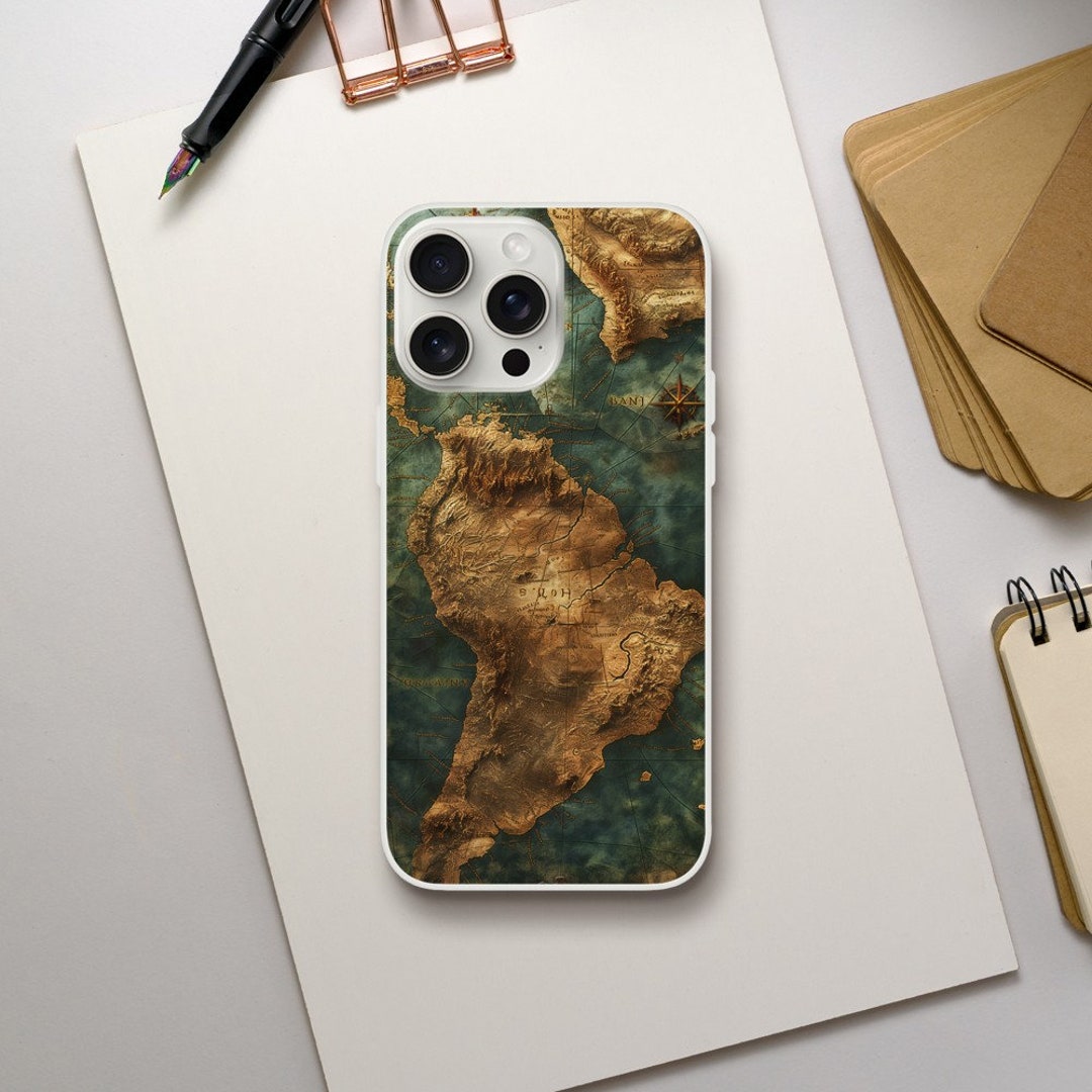 Vintage Map, Old-world Oil Renaissance Style Painting, Art Inspired ...