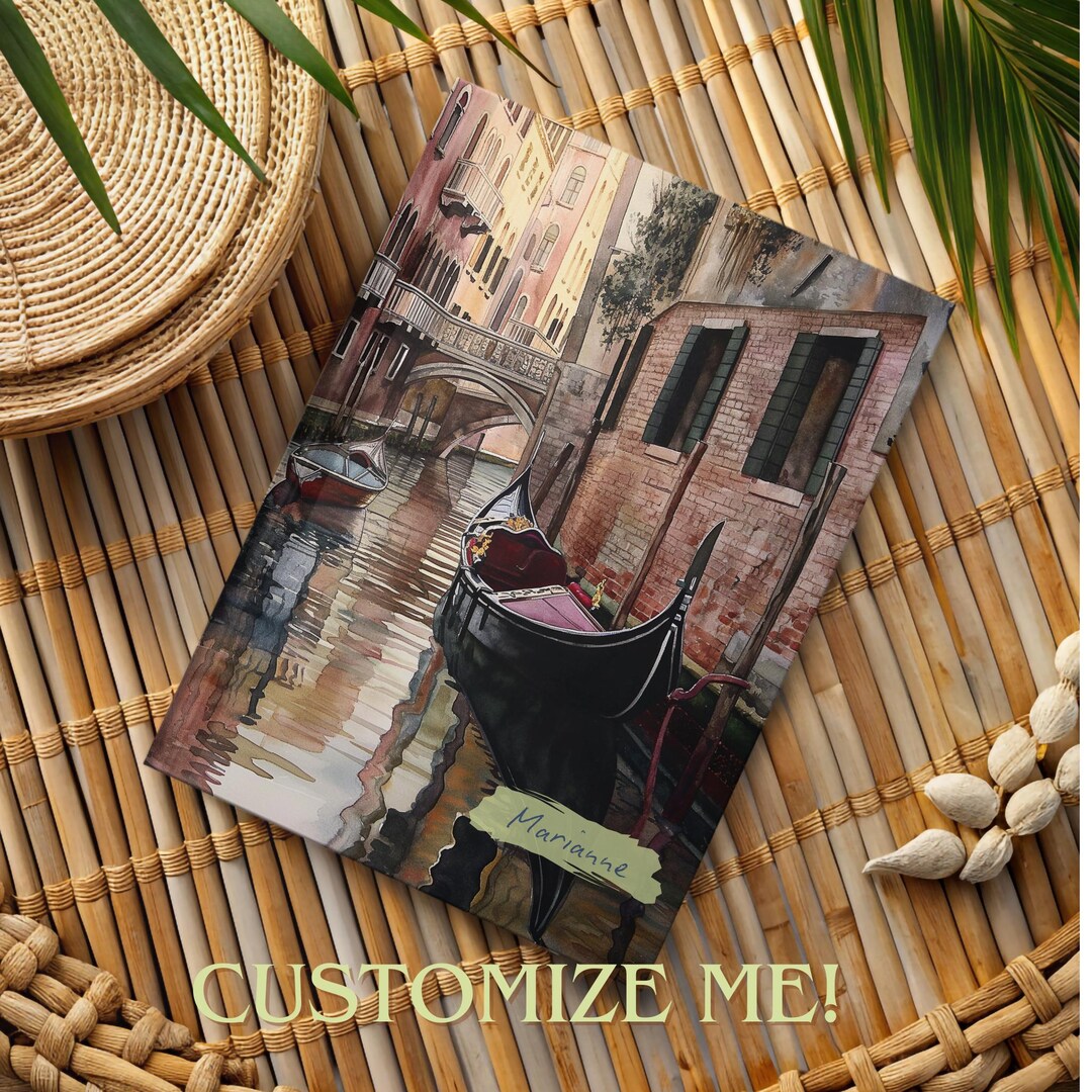 Personalized Italy Travel Journal Custom Vineyard Notebook 150 Pages ...