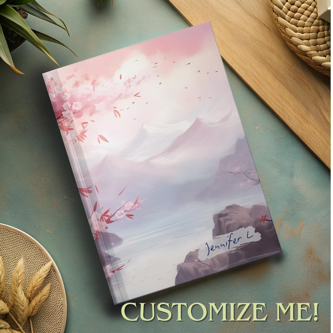 Cherry Blossom Journal: Japanese Sakura Art, 150 Pages - Hardcover ...