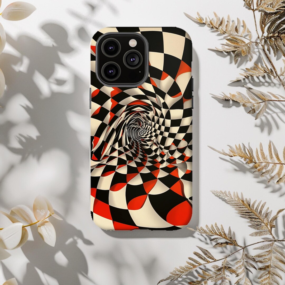 Optical Illusion Phone Case: Groovy 1960s Pop Art - Etsy