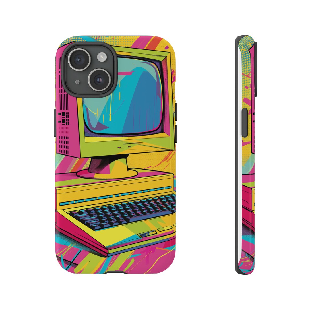 Pop Art Phone Case in Bold Colors and Graphic Elements Similar to Andy ...