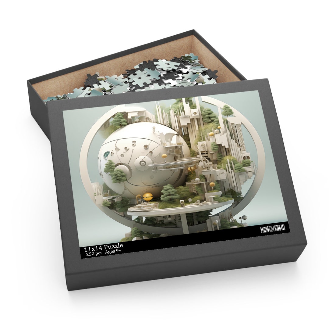 Harmony Between Nature and Technology Jigsaw Puzzle 252, 500-piece - Etsy