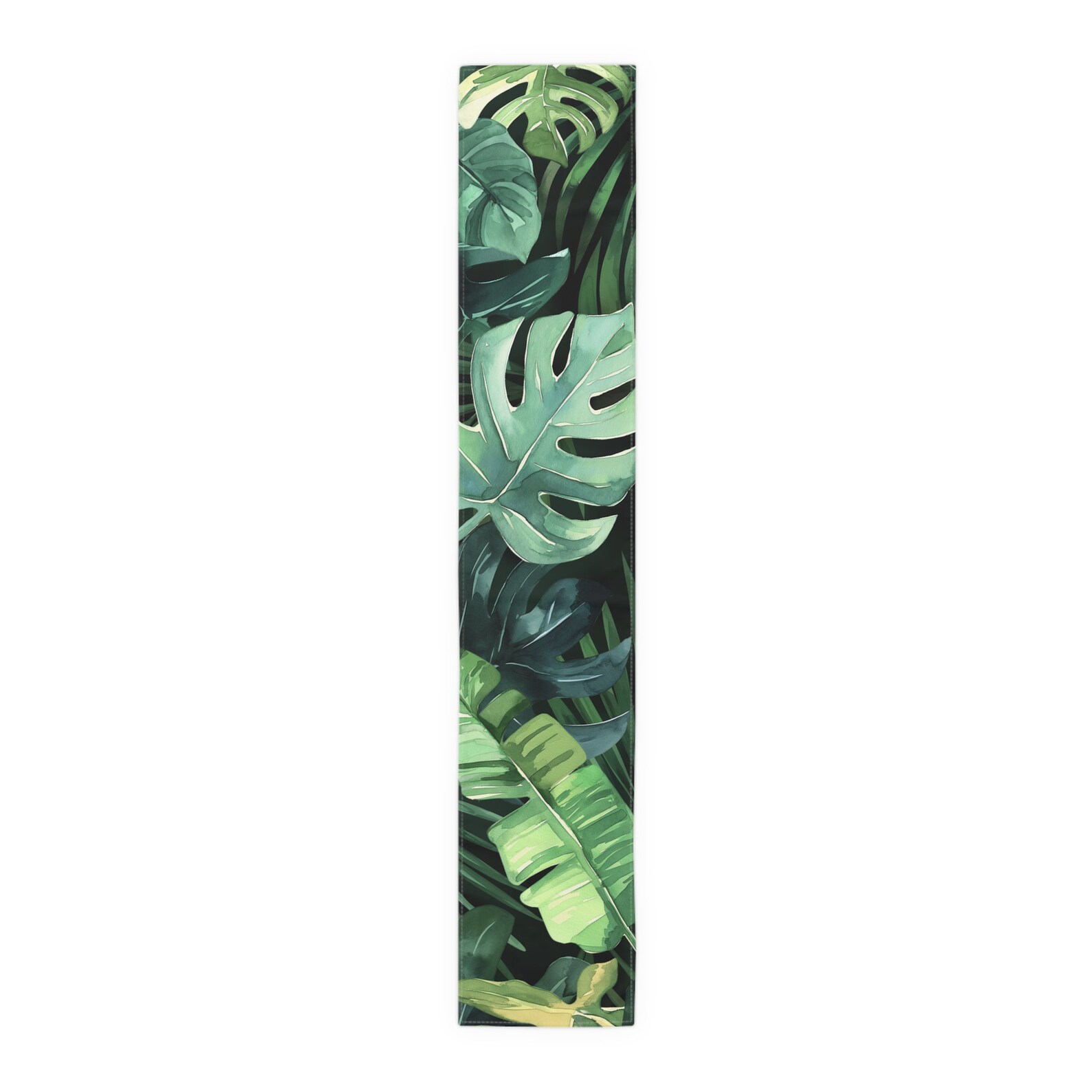 Table Runner Monstera Tropical | Palm Leaf Jungle Boho Dining Decor ...