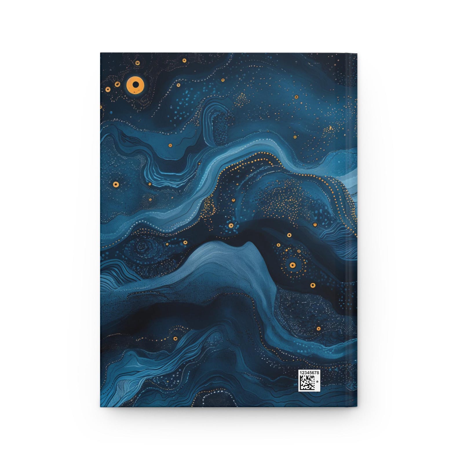 Surreal Night Sky Hardcover Journal: Abstract Stars, Personalized ...