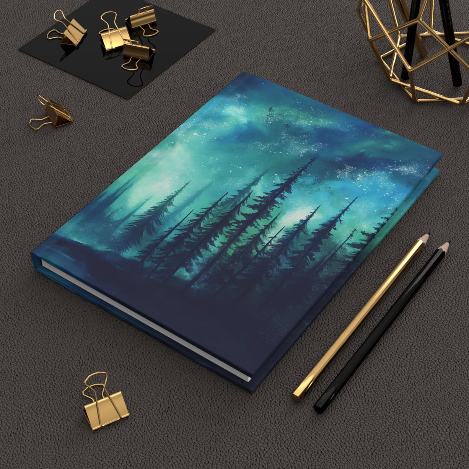 Personalized Aurora Borealis Journal: Northern Lights Notebook, 150 ...