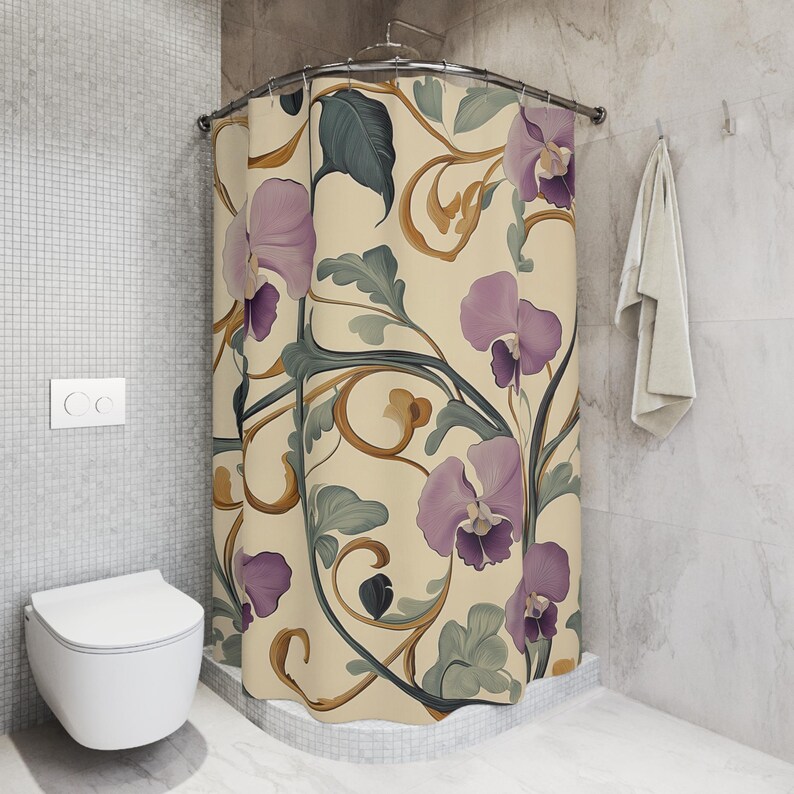 Art Nouveau Shower Curtain