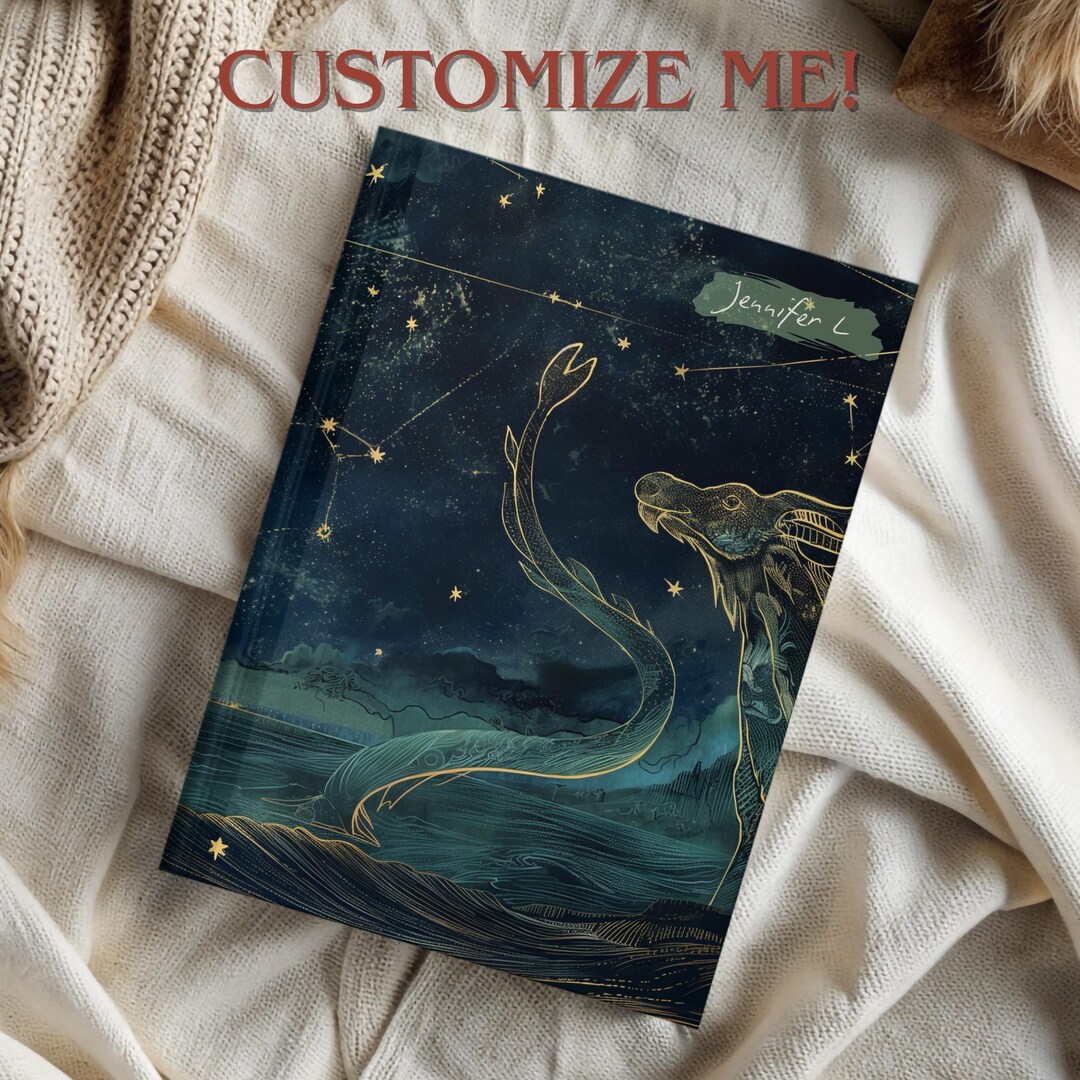 Personalized Night Sky Journal, 150-page Lined Hardcover, 5.75" X 8 ...