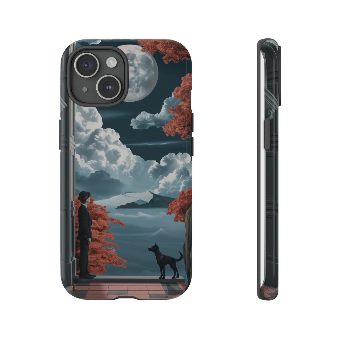 Surrealist Phone Case, Inspired by René Magritte's Whimsical, iPhone ...