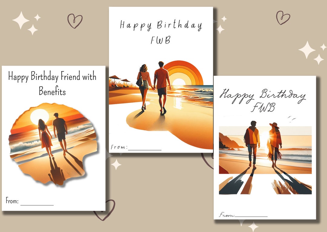 Fwb Card, Fwb Birthday Card, Printable Card, Friend With Benefits, F Buddy, Fwb, Fwb Gift, Fwb ...