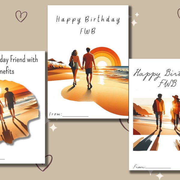 Birthday Card for Fwb - Etsy