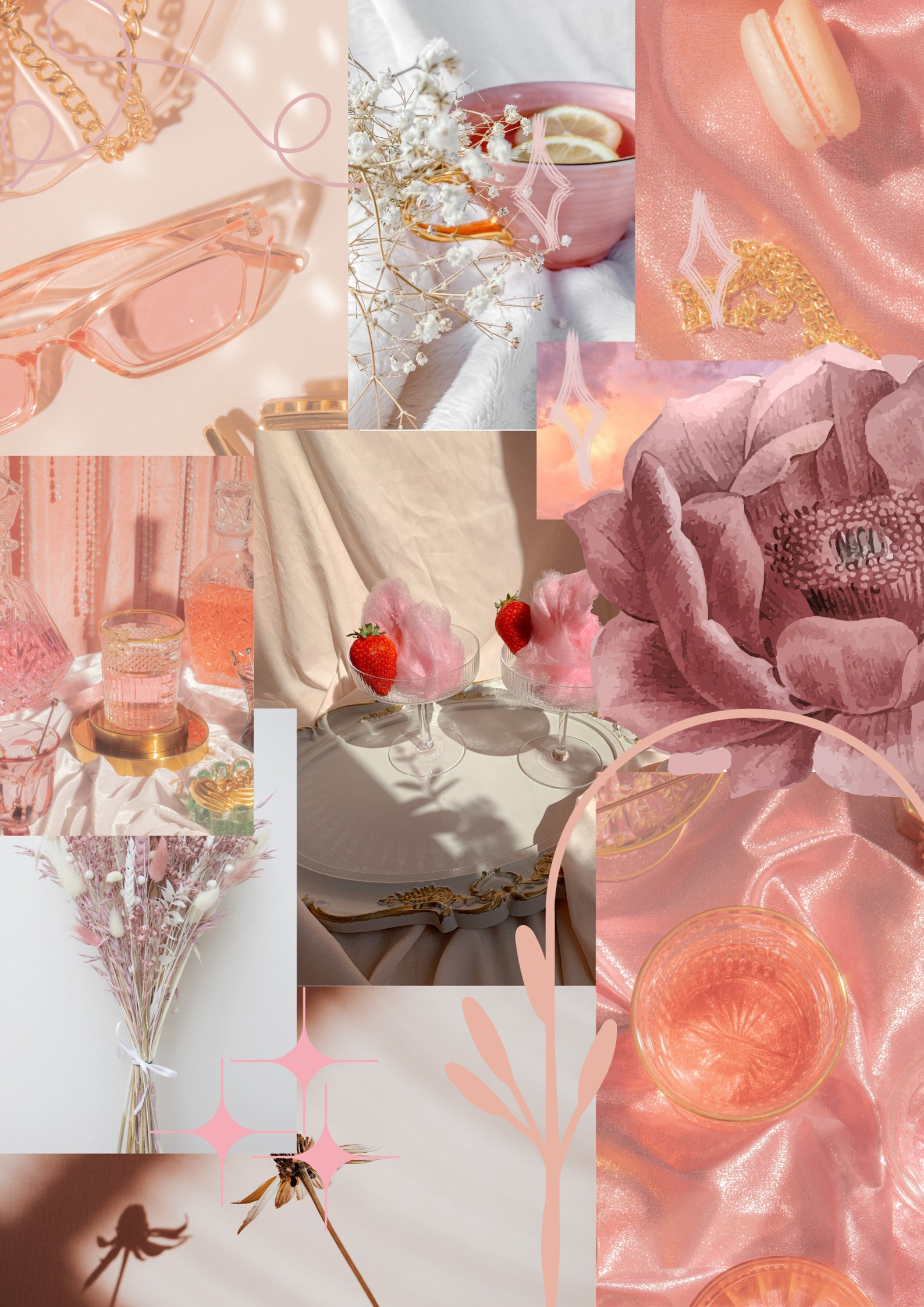 Printable Pink Aesthetic Poster - Etsy