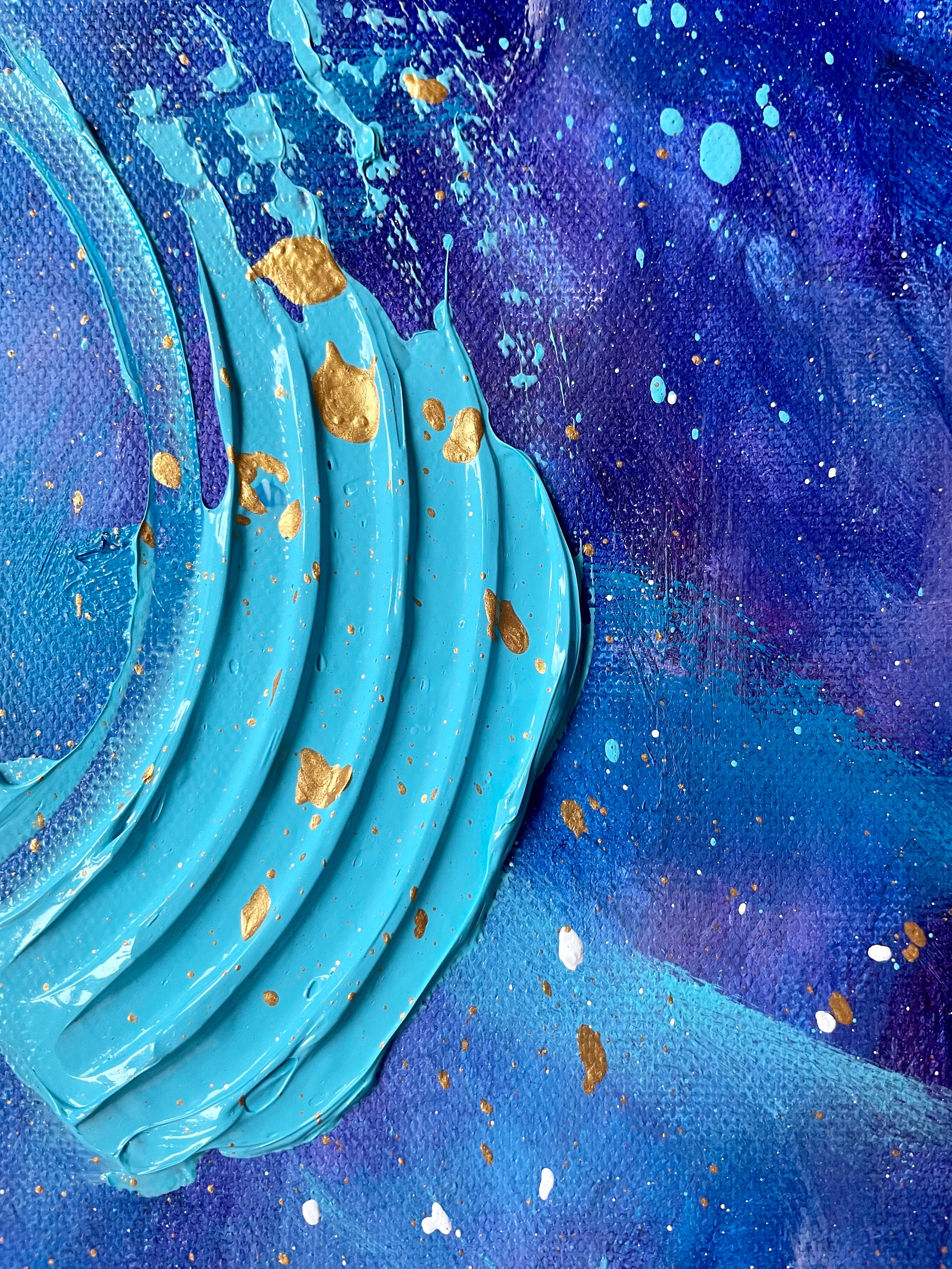 One of a Kind Abstract Hand Painted Acrylic Painting "bye Bye Forever ...