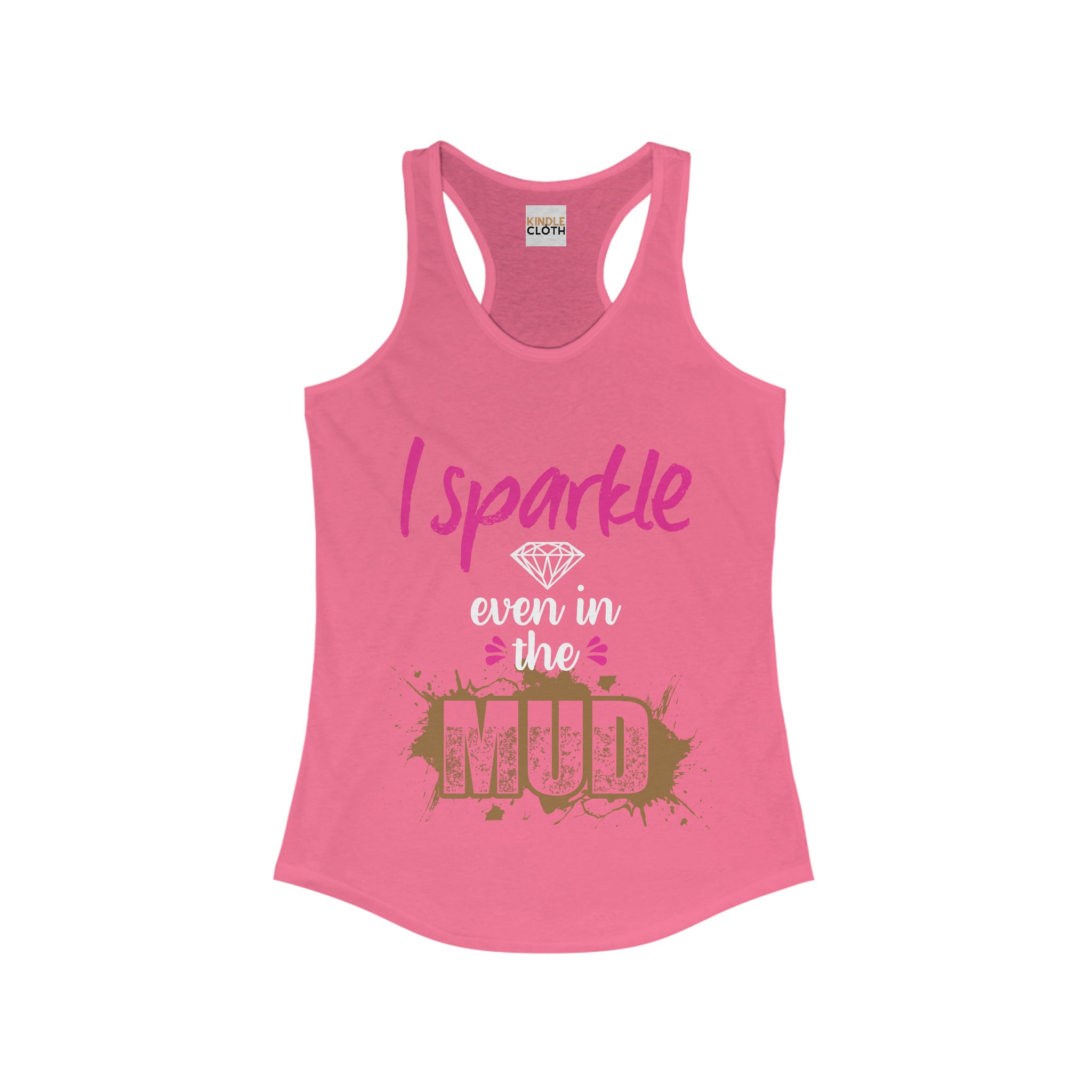 Mud Run Tank Top for Women Sparkle in the Mud Matching Team Mud Run ...
