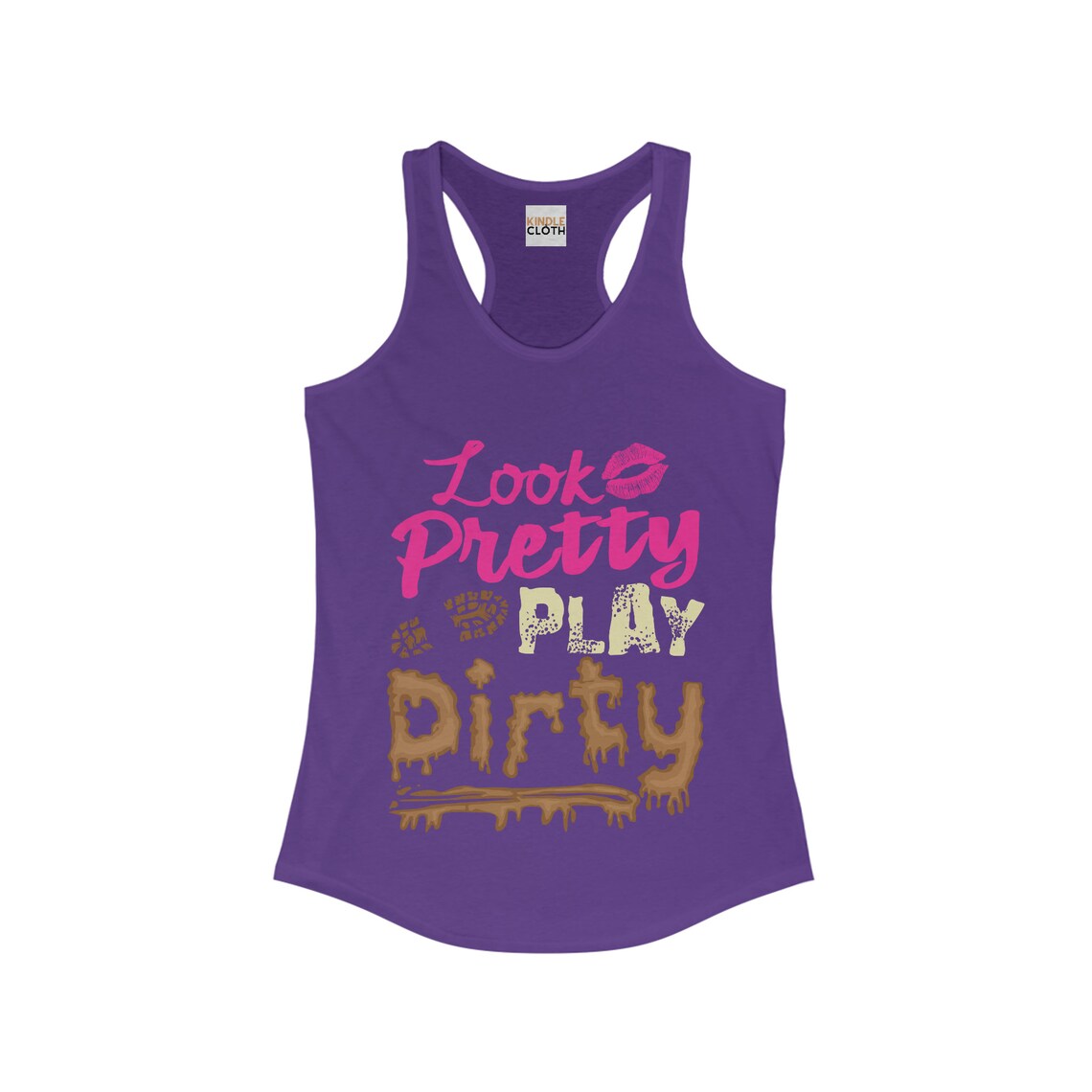 Matching Mud Run Tank Top for Women Look Pretty Play Dirty Matching ...