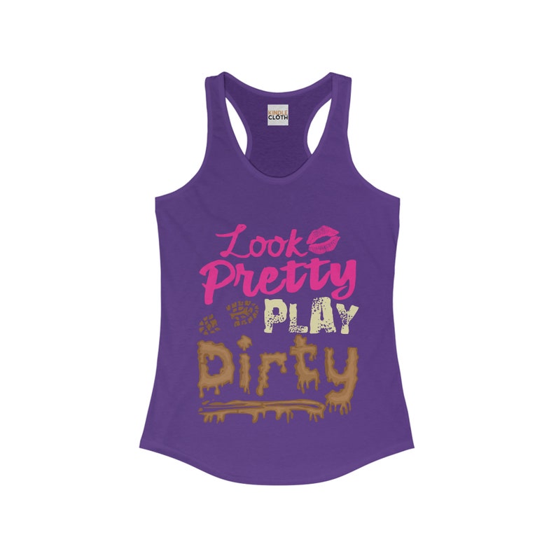 Matching Mud Run Tank Top for Women Look Pretty Play Dirty Matching ...