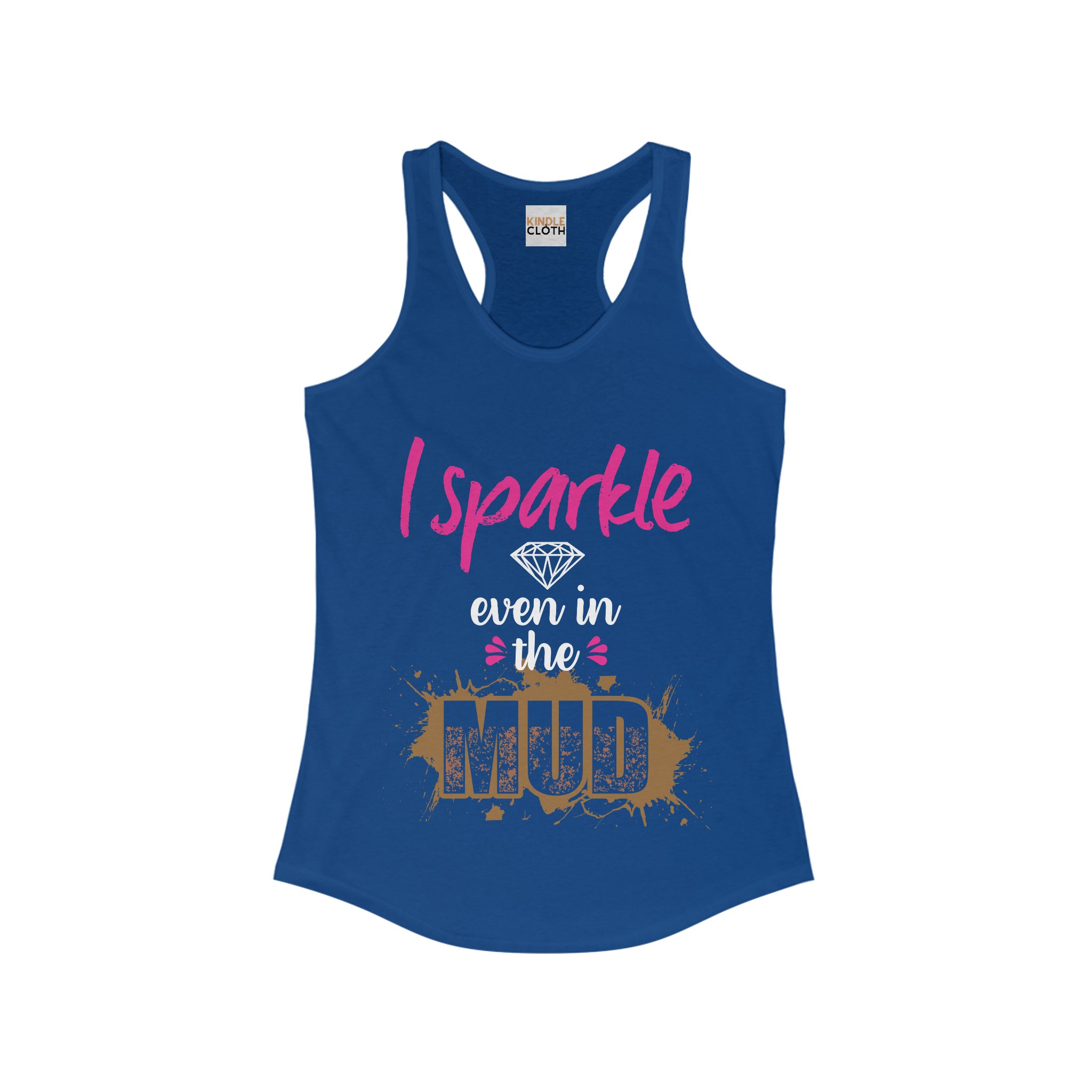 Mud Run Tank Top for Women Sparkle in the Mud Matching Team Mud Run ...