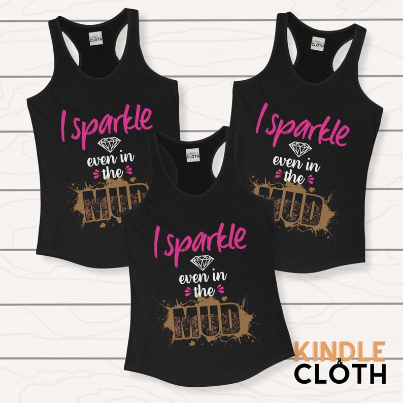Mud Run Marathon Png Digital Download Mud Run Team Outfits Sparkle in ...