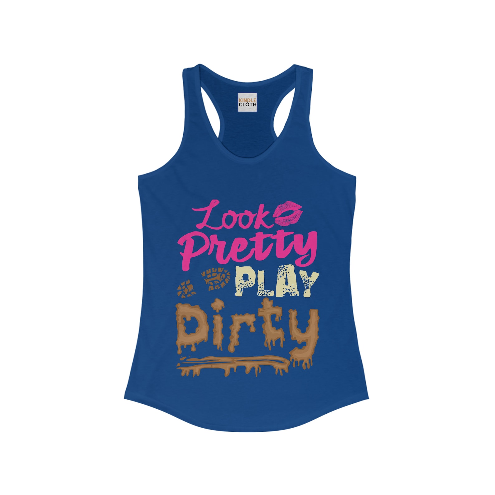 Matching Mud Run Tank Top for Women Look Pretty Play Dirty Matching ...