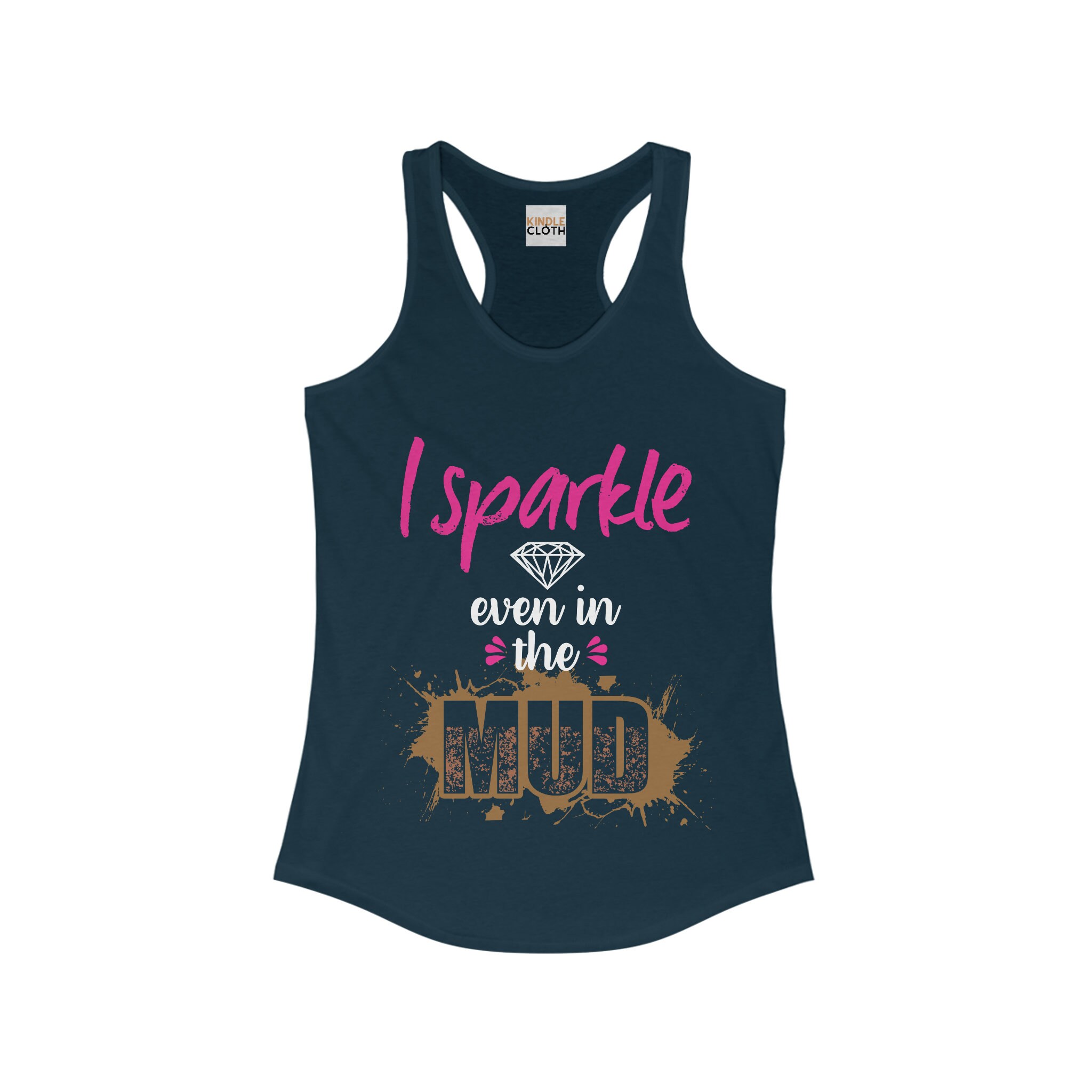 Mud Run Tank Top for Women Sparkle in the Mud Matching Team Mud Run ...