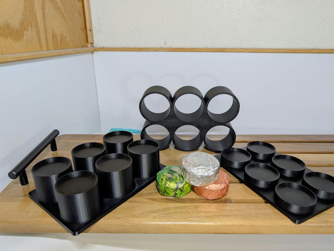 3D Printed Shower Steamer Mold | 6 Cavity Design | Aromatherapy DIY ...