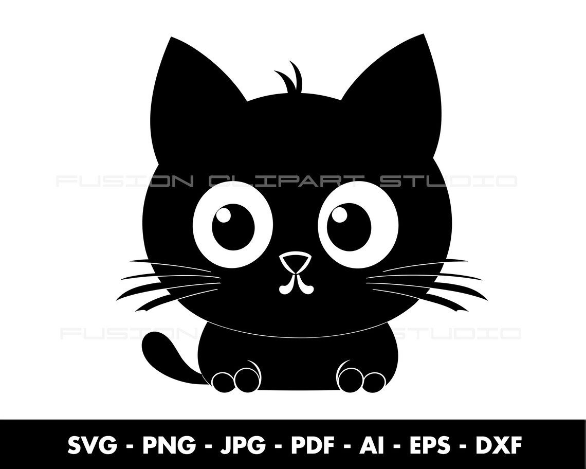 Kitten Svg, Cat Kitten Svg, Cat SVG, Animal SVG, Cat Lover Svg, Animal ...