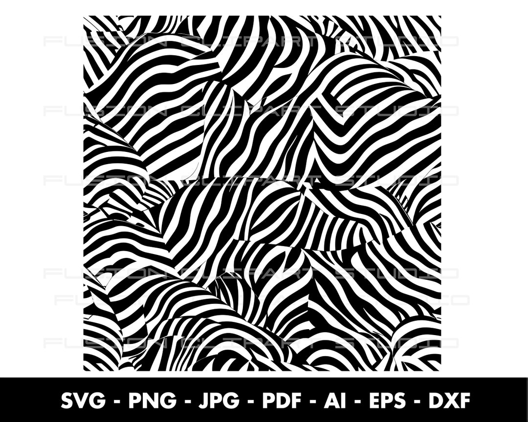 Zebra Print Digital Download File Svg Animal Print Wild Wild Animal ...