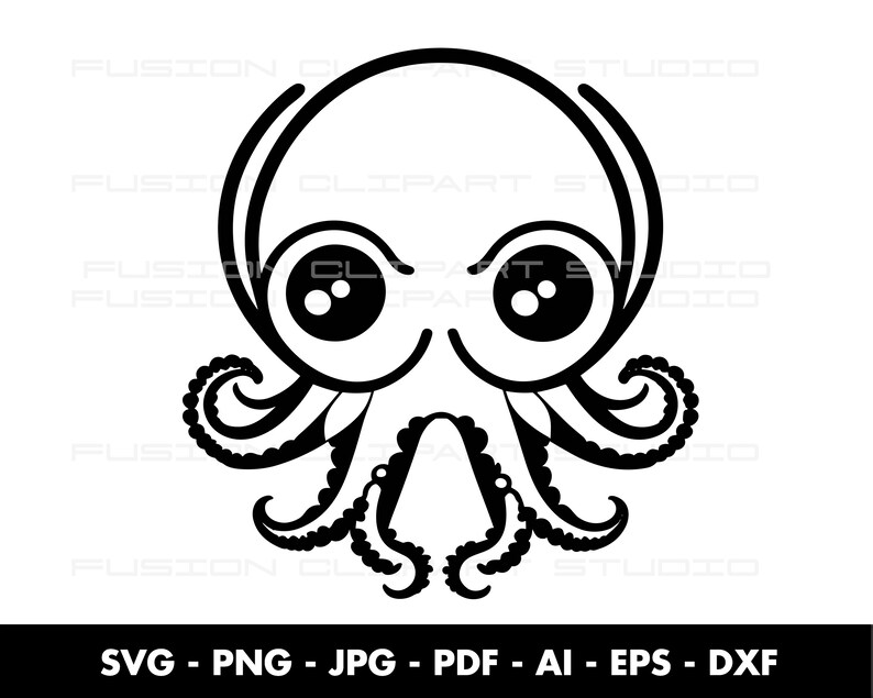 Octopus PNG, Octopus SVG, Cut Files, Jpg, Cut Files, Water, Ocean ...