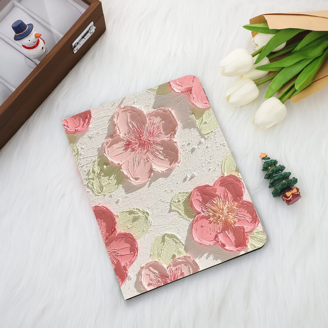 Pink Cherry Blossom iPad Case for iPad 10 iPad 7/8/9 Case iPad 2021 ...