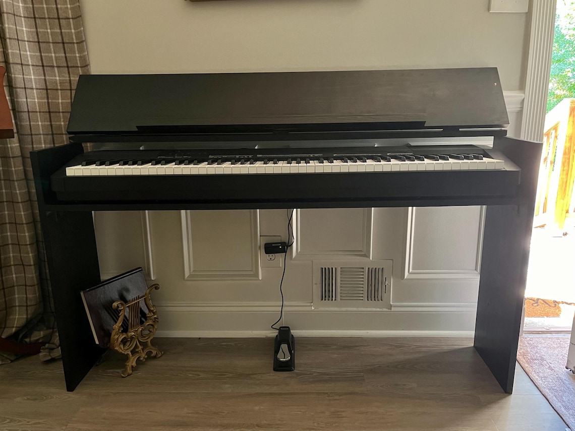 Plans for Keyboard Piano Stand With Flip up Lid and Music Stand Wooden ...