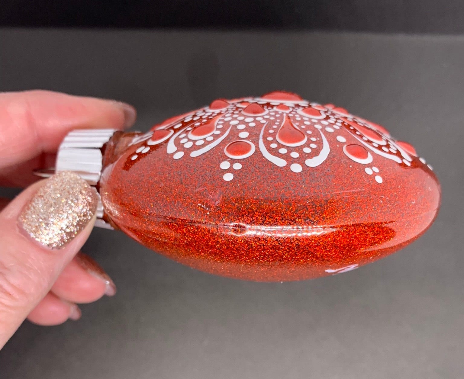 Christmas Ornament, 3-inch Ornament, Plastic Ornament, Mandala Dot Art ...