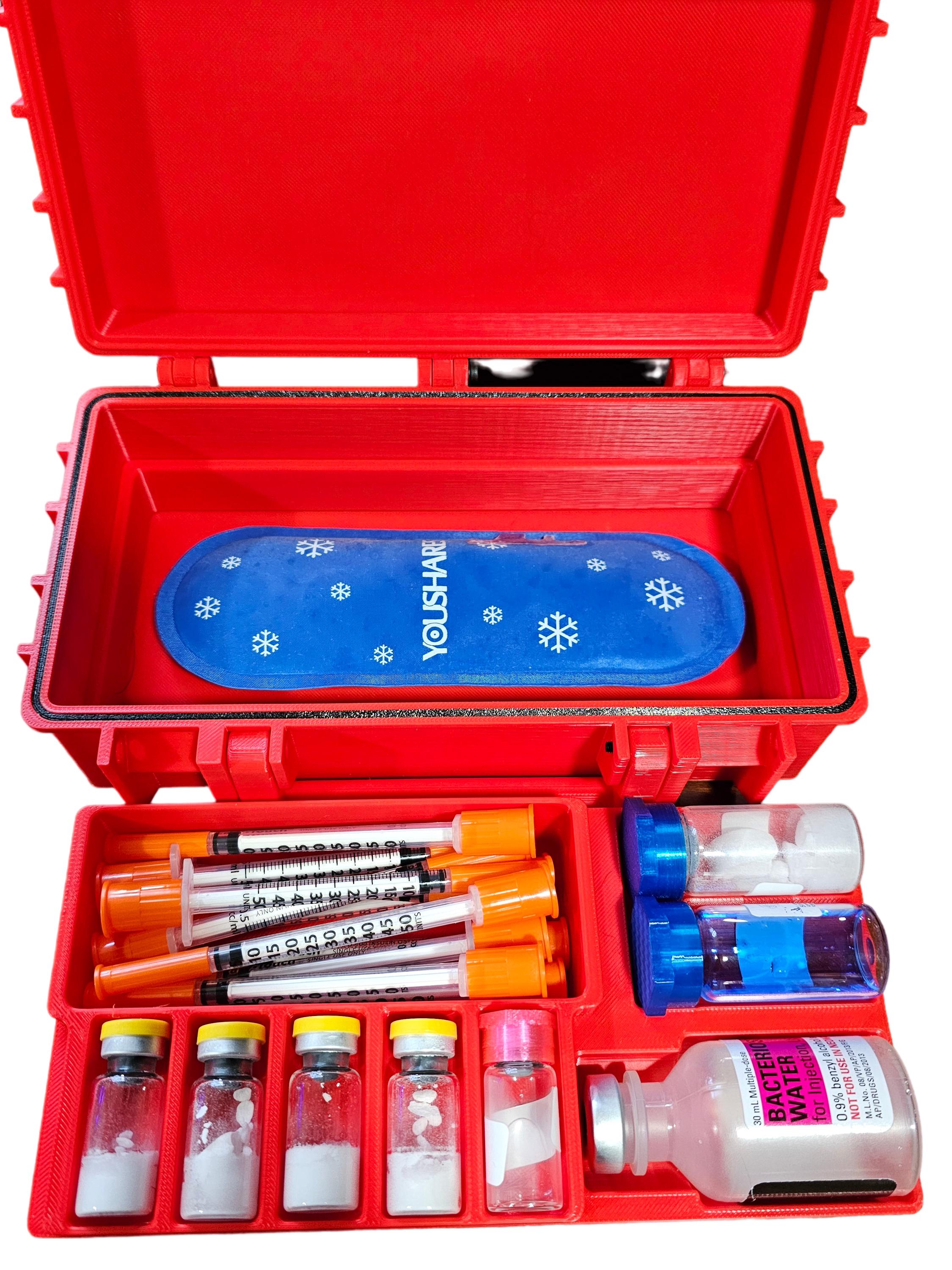 Cold Travel Case for 3 ML & 10 ML Peptide Vials - Etsy