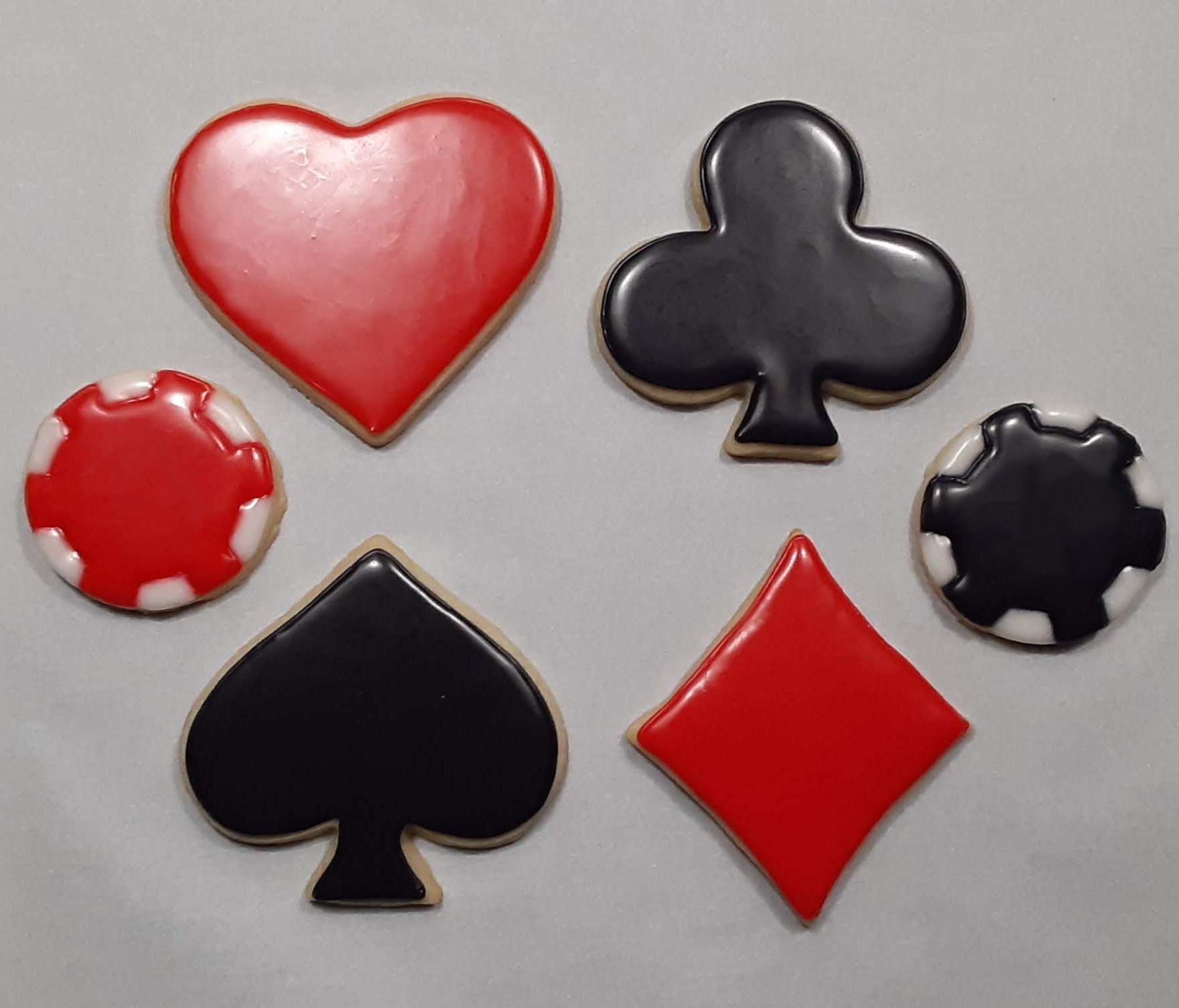 Poker Cookies (1 Dozen) - Etsy