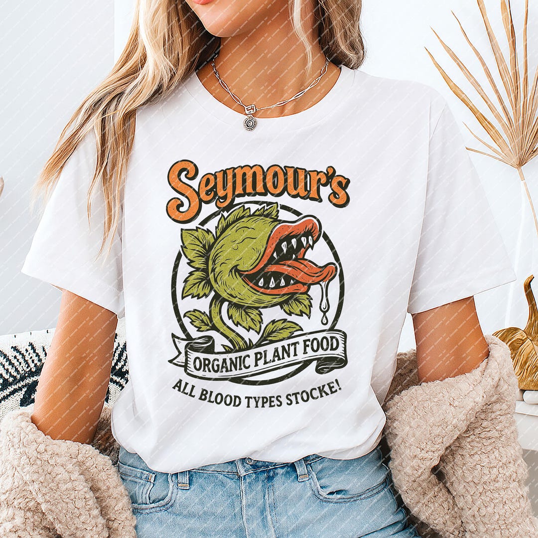 Retro Carnivorous Plant PNG Bundle: Organic Plant Food Clipart (digital ...