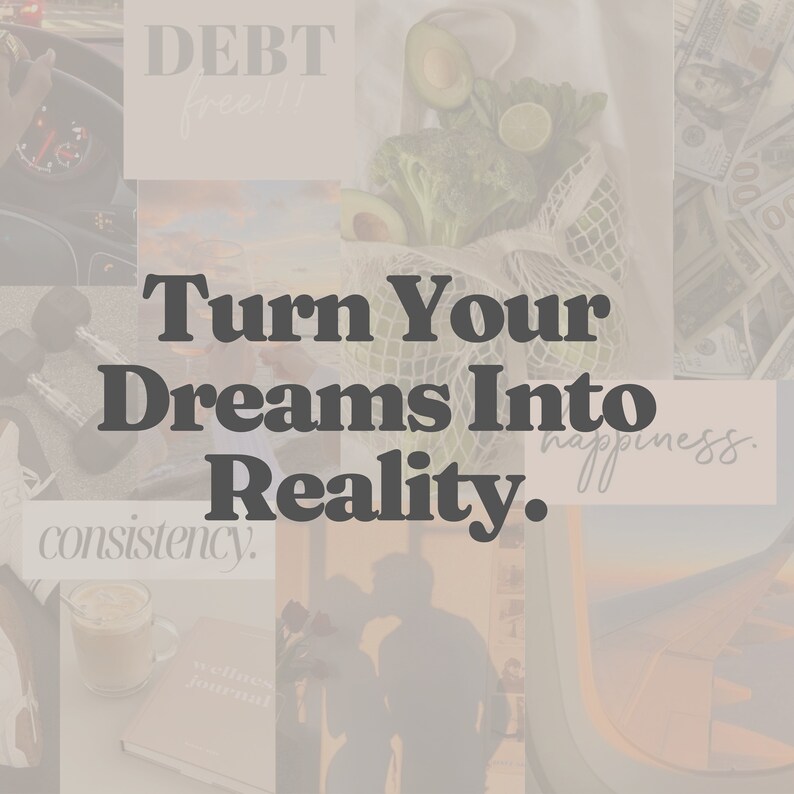 Print Your Visualization Poster, Goal Setting, New Years Resolution ...